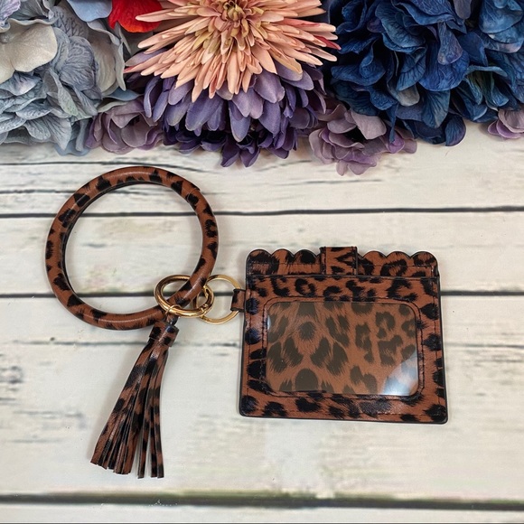 Bags | Keyring Bracelet With Wallet Credit Card Holder | Poshmark